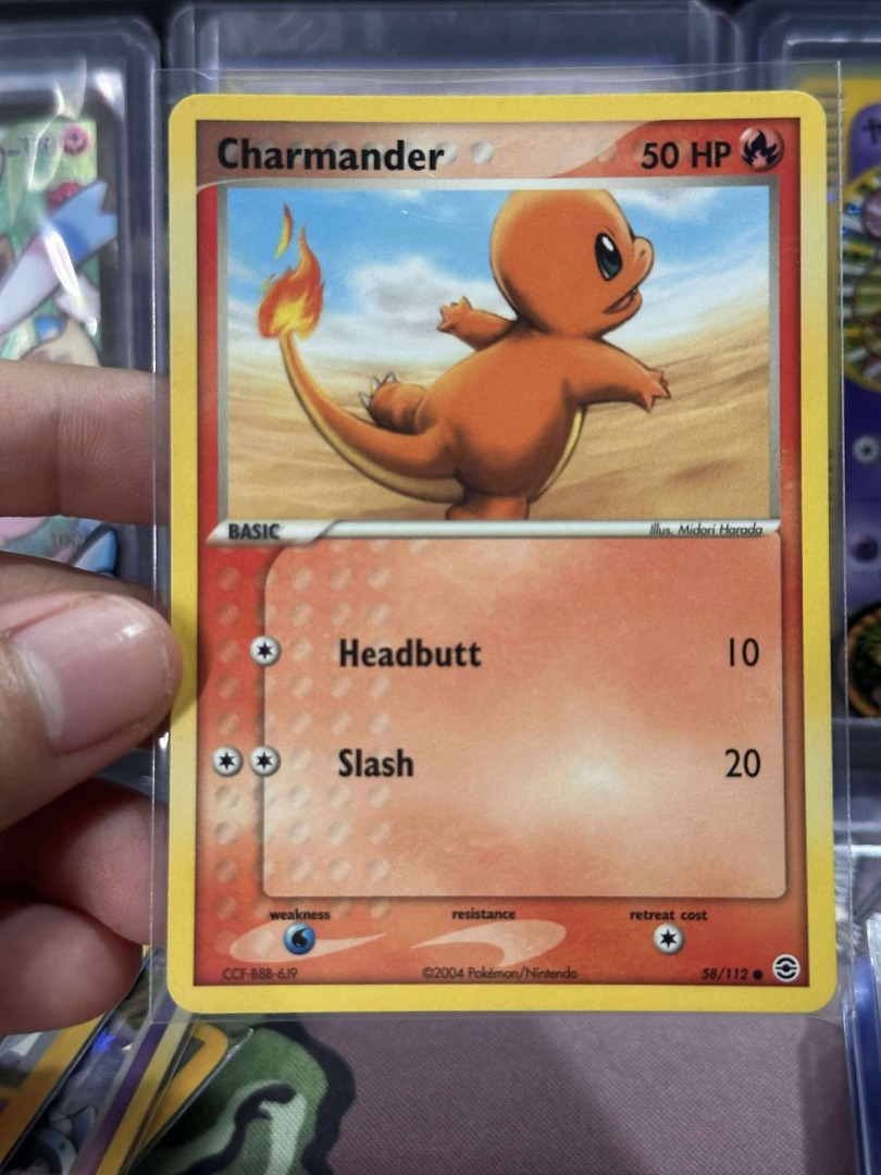 Charmander #58 Pokemon Fire Red & Leaf Green, Hobbies & Toys, Toys ...