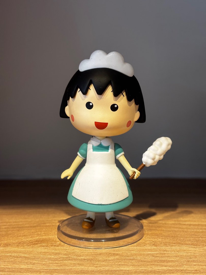 Chibi Maruko-chan Maid Figurine, Hobbies & Toys, Toys & Games on Carousell