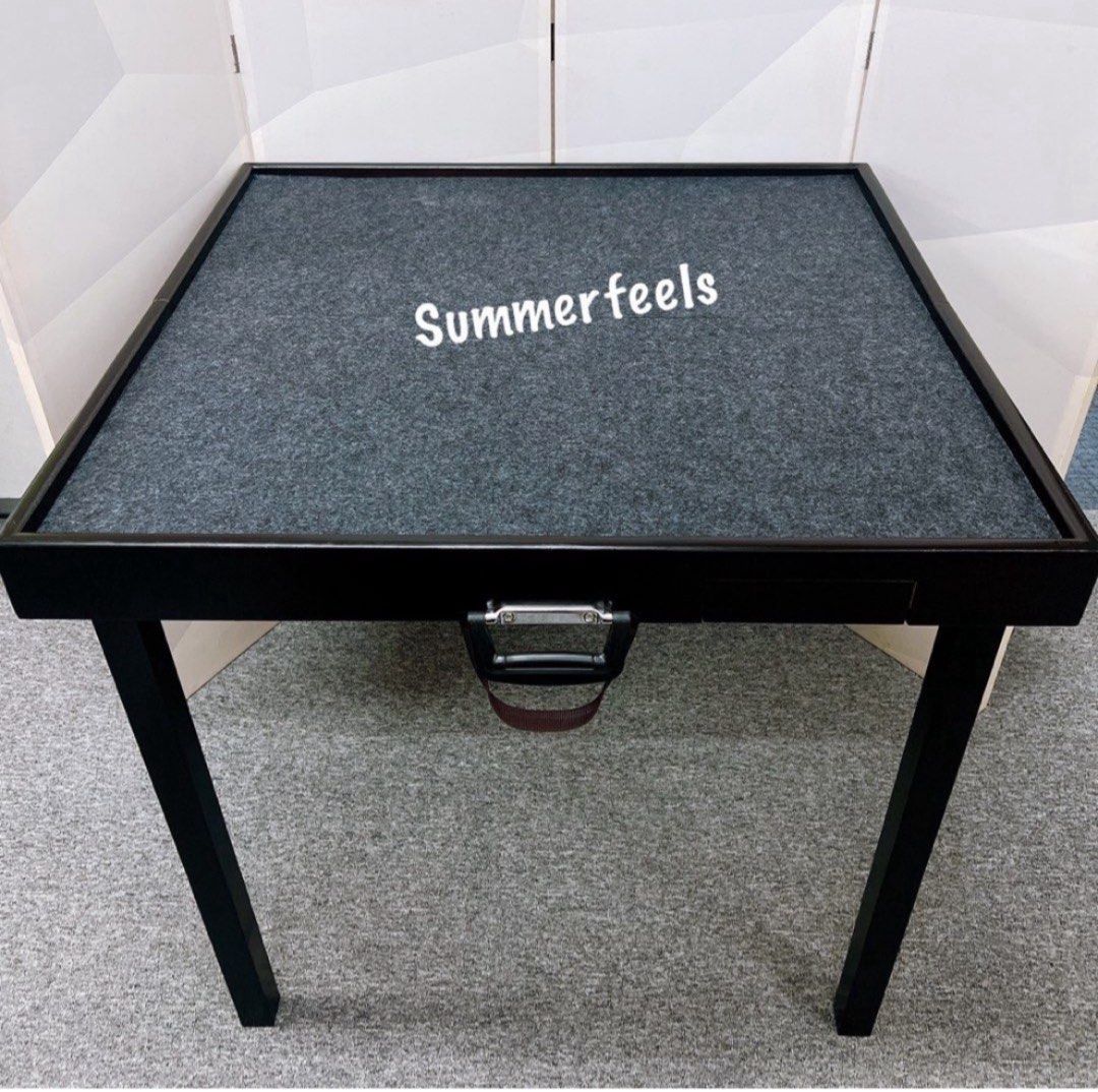 Clearance! Foldable Mahjong Table with minor cracks due to shipping ...