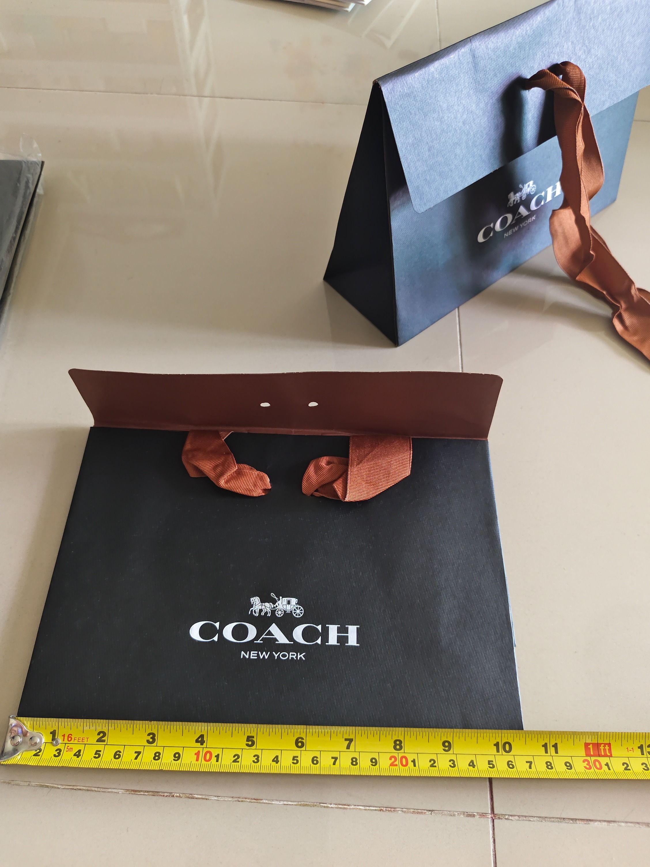 Coach Paper bags and boxes, Luxury, Bags & Wallets on Carousell