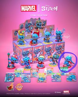 MARVEL STITCH COSBI COLLECTION MYSTER, 興趣及遊戲, 玩具 & 遊戲類 - Carousell