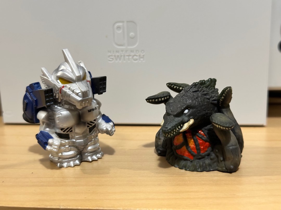 Ensky Godzilla Sofvi Puppet Mascot Biollante 哥斯拉 搪膠指頭公仔 碧奧蘭蒂 機械哥斯拉 三式機龍 ...