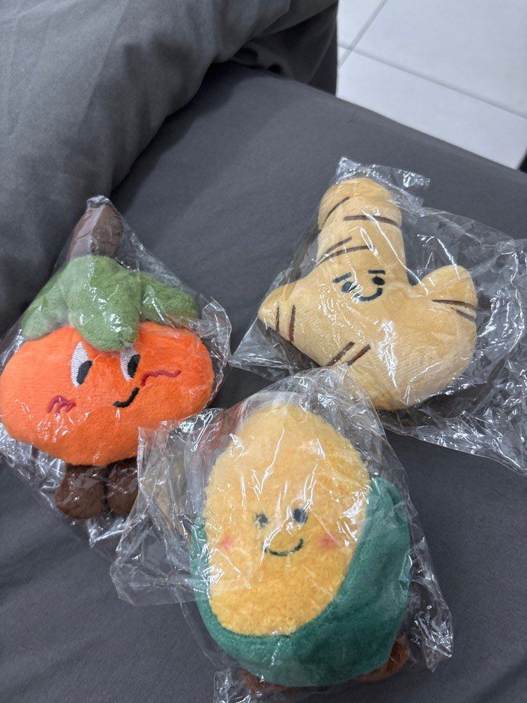 [ENTIRE SET AT $8]Claw Machine Jellycat Cute Fruit and Vegetable Plush ...