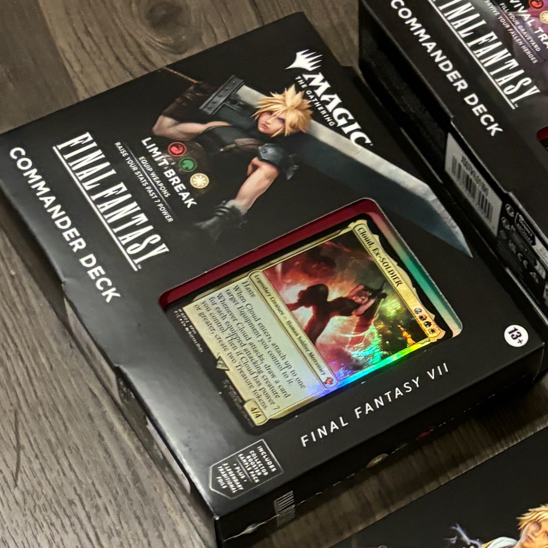 Final Fantasy Magic the Gathering FF MTG LIMIT BREAK precon deck ...