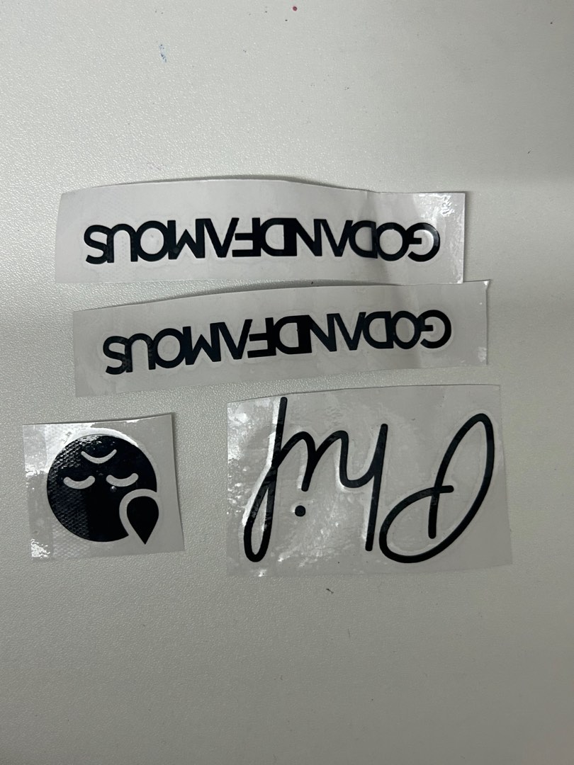 God and Famous Stickers - Various Sizes, Hobbies & Toys, Stationery ...