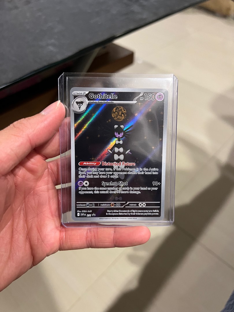 Gothitelle Promo White Flare, Hobbies & Toys, Toys & Games on Carousell