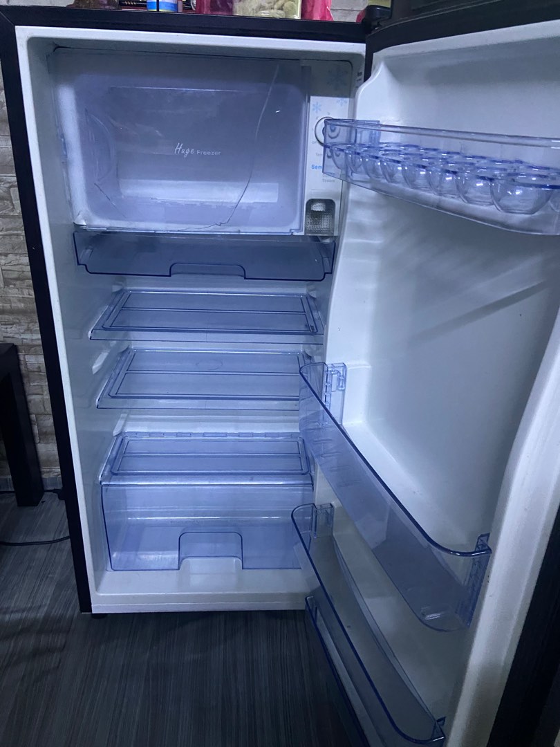 Hisense Single Door Fridge Refrigerator - Black (170L) RR198D4ABM/RR198 ...