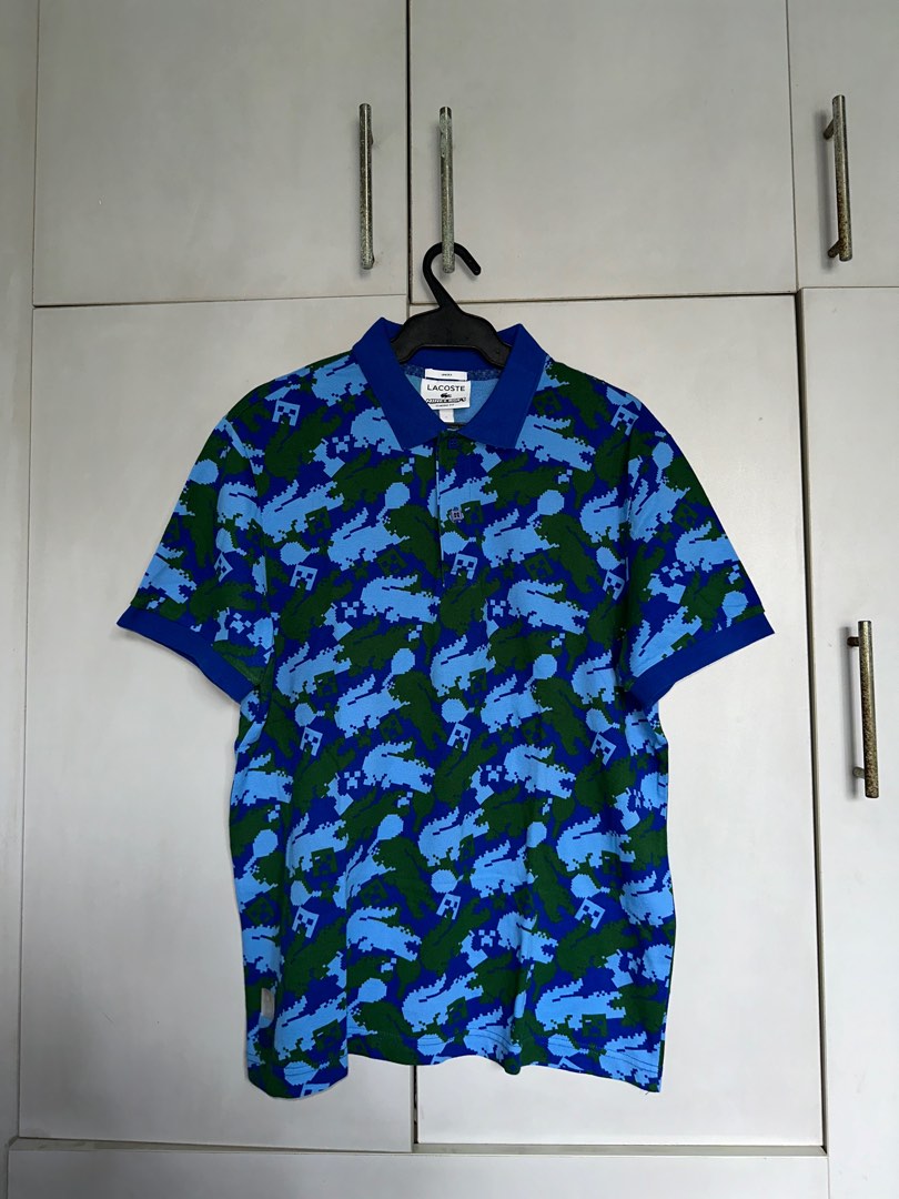 Lacoste x Minecraft Polo Shirt, Men's Fashion, Tops & Sets, Tshirts ...