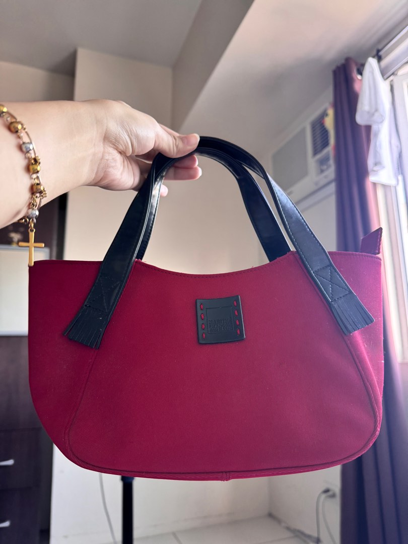 Marithe Francois Girbaud Red Vintage Bag, Women's Fashion, Bags ...