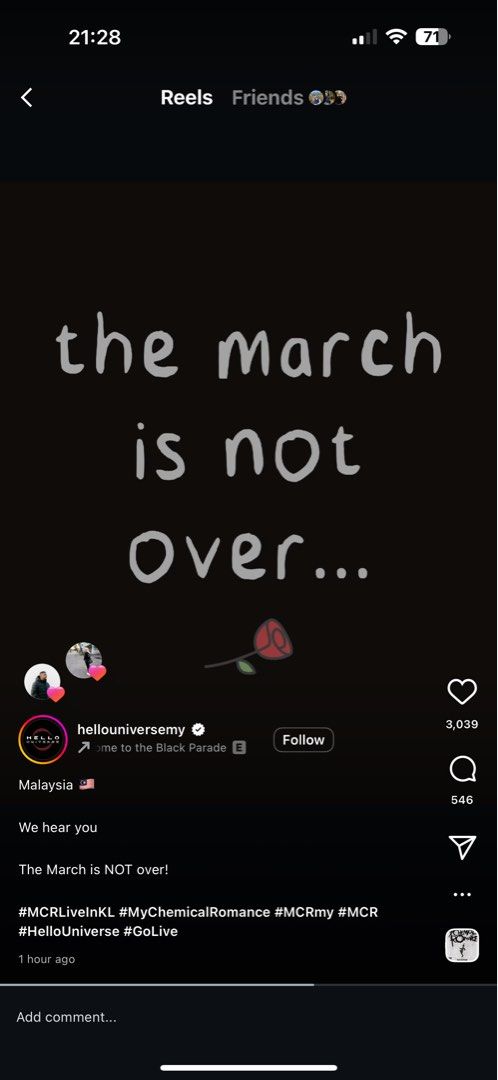 MCR seated ticket, day 1 to let go!, Tickets & Vouchers, Event Tickets ...