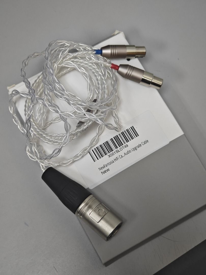 NewFantasia HiFi Cable 4-pin XLR Balanced Male for Audeze LCD-2, LCD-3 ...