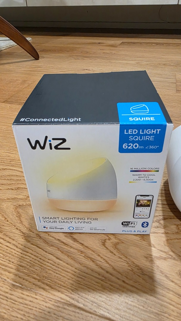 Philips WiZ Squire Table Lamp, Furniture & Home Living, Lighting & Fans ...