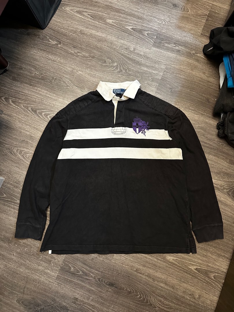 POLO RL / vintage Ralph Lauren rugby / polo rugby / heavy rugby / 90s ...