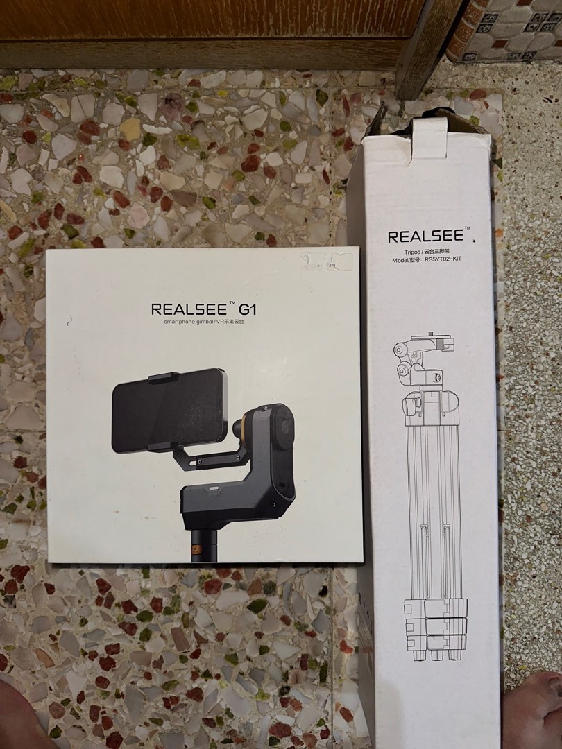 RealSee G1 Smartphone Gimbal and Tripod Kit, Photography, Photography ...