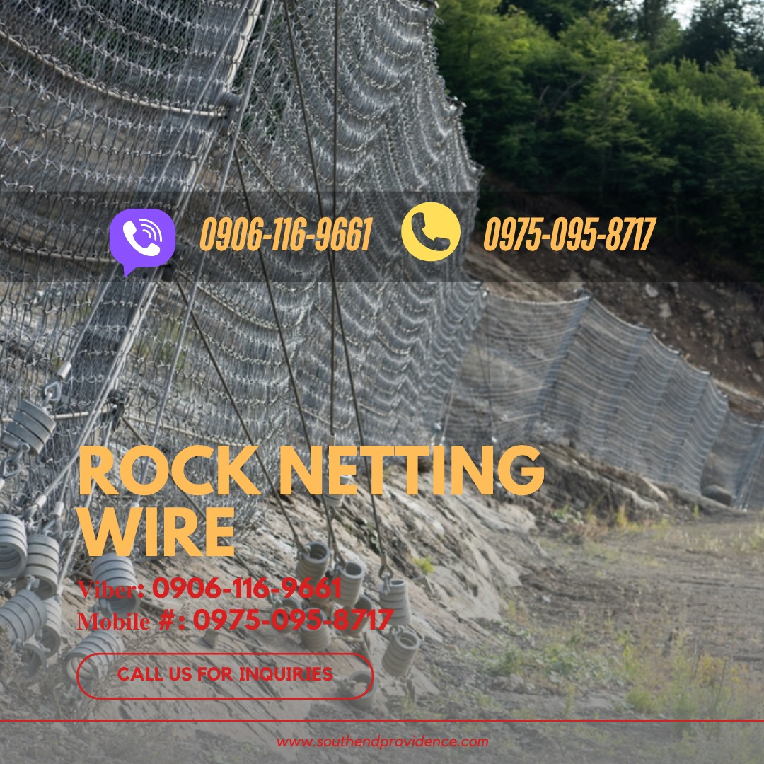 Rock Netting Wire – Steel Matting – Concertina Razor Wire – Cyclone ...