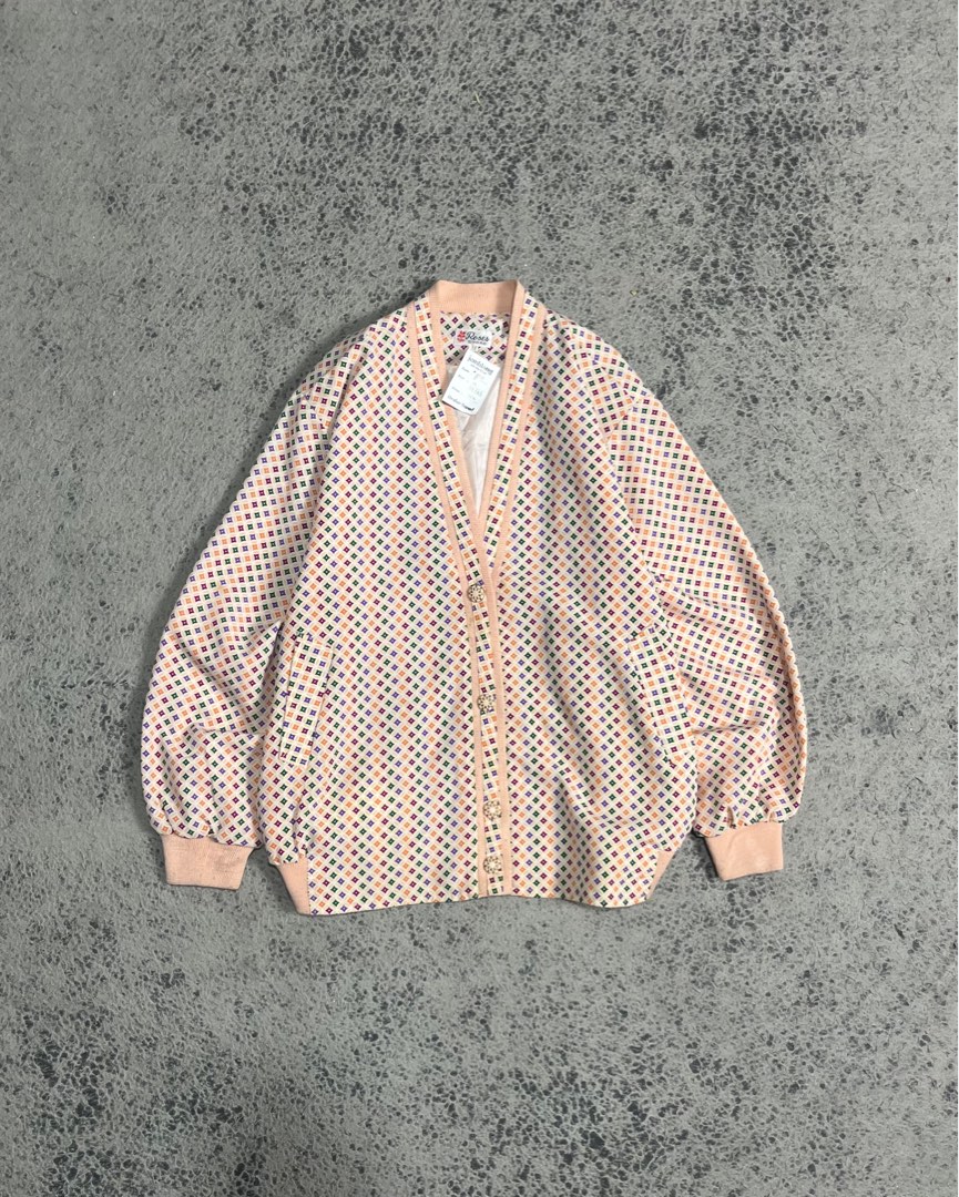 Roses Bomber Cardigan Jacket, Fesyen Pria, Pakaian , Baju Luaran di ...