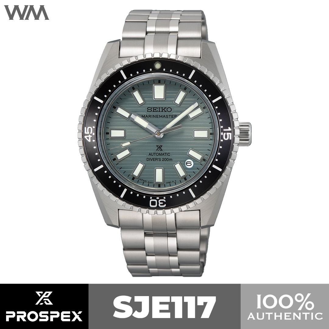 Seiko Prospex Marinemaster 1965 Heritage Greenish Grey Horizontal ...