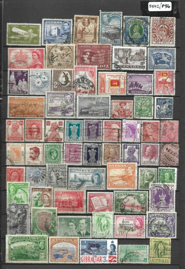 Selection of Vintage Commonwealth Stamps, Hobbies & Toys, Memorabilia ...