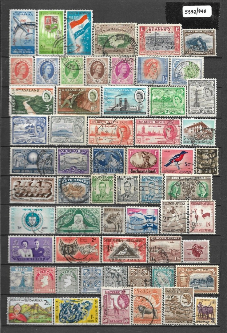 Selection of Vintage Commonwealth Stamps, Hobbies & Toys, Memorabilia ...