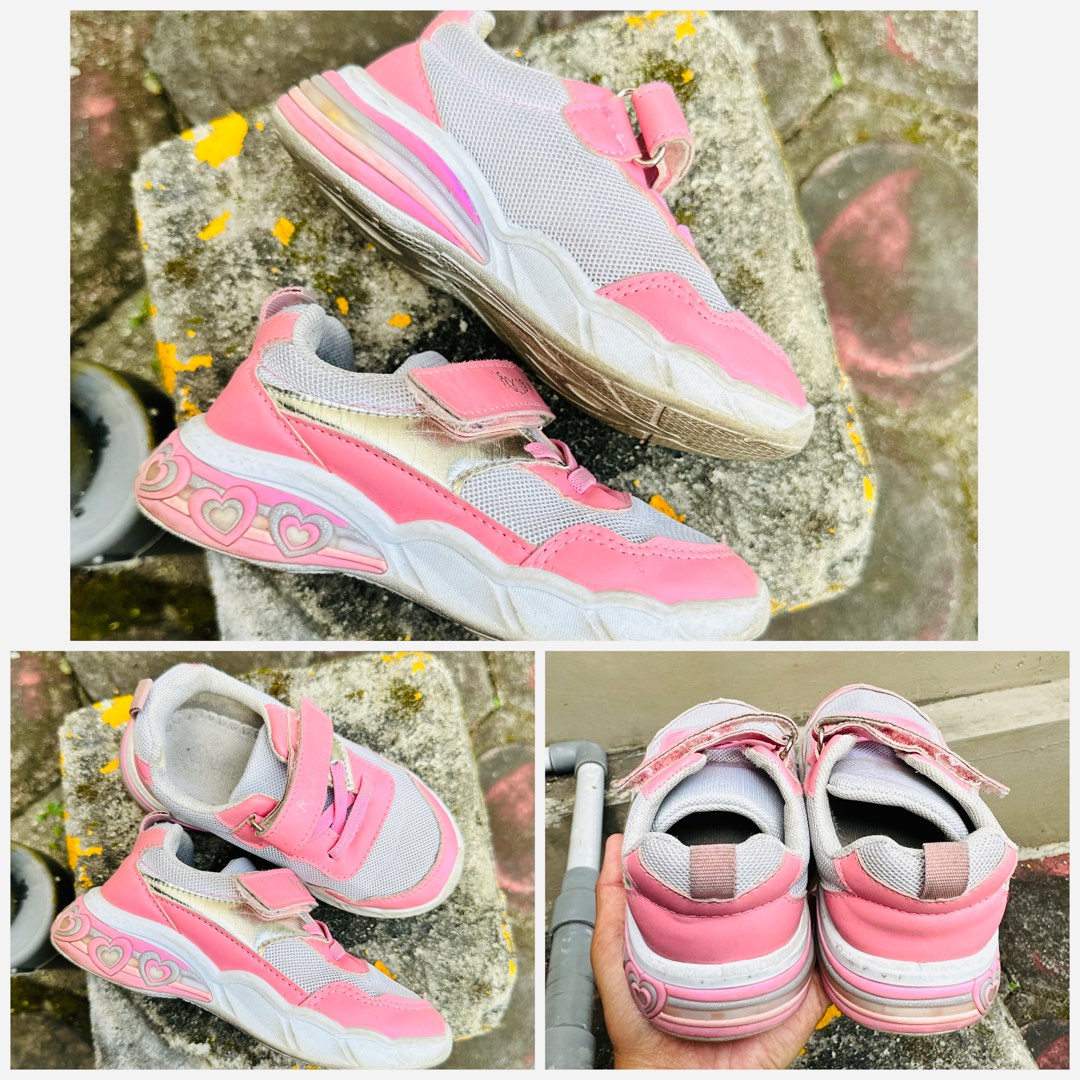 Sepatu anak little M size 25 PAUD KB pre school cewek perempuan, Bayi ...