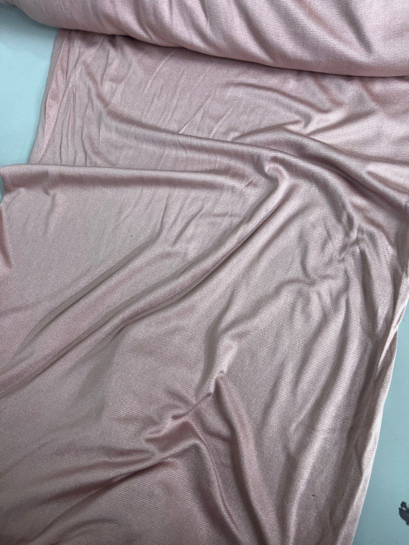 Silk dusty Pink Fabric Roll, Hobbies & Toys, Stationery & Craft, Craft ...