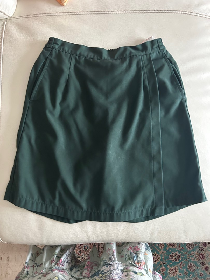 Sji school uniform skort, Women's Fashion, Bottoms, Skirts on Carousell