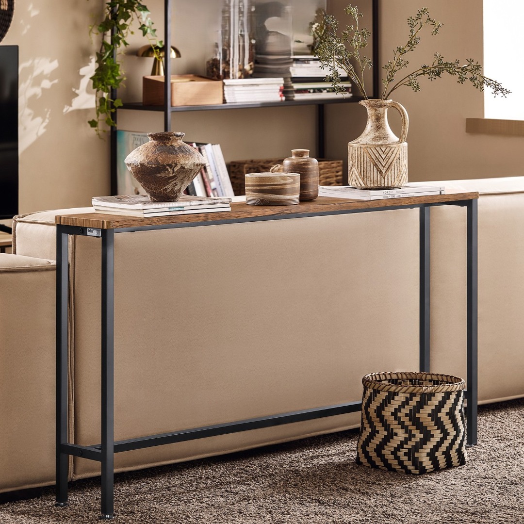 Slim Console Table | Living Room Console | Long Side Table | Narrow ...