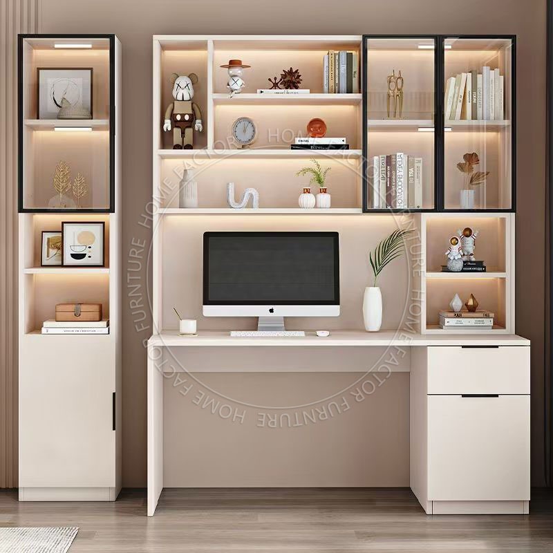 Study table Glass cabinet Drawer Bookshelf 📚 Study room | 🖥️ Study at ...