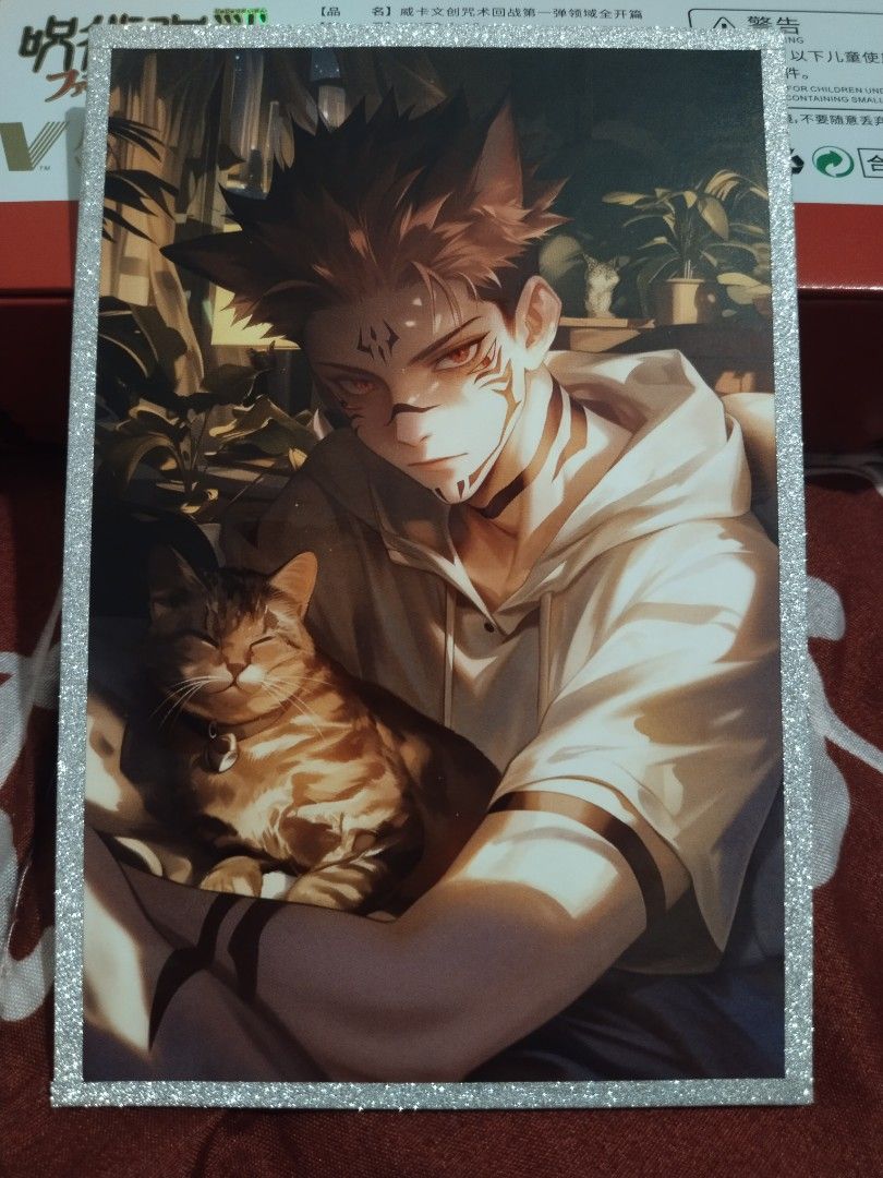 Sukuna Cat Jujutsu Kaisen, Hobbies & Toys, Collectibles & Memorabilia ...