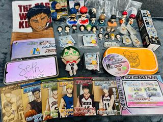 TAKE ALL BUNDLE Kuroko no Basket Official Merch Bag, Folders, etc ...