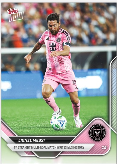 [Topps NOW® 專賣] Lionel Messi - Card 61 Base Card, 興趣及遊戲, 收藏品及紀念品, 明星周邊 ...