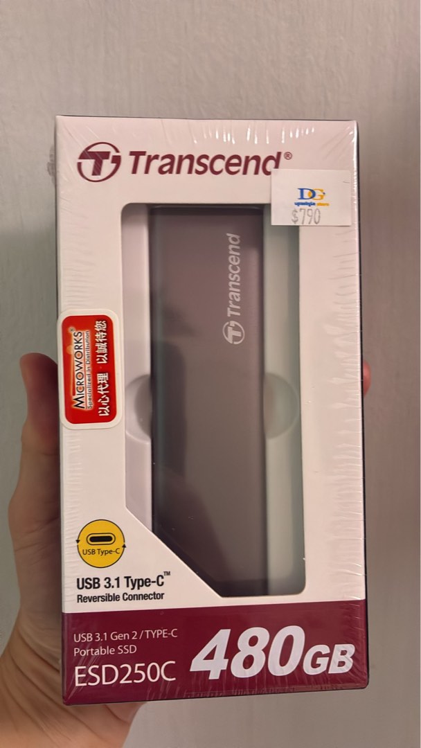 Transcend Portable SSD, 電腦＆科技, 電腦周邊及配件, 硬碟及儲存器 - Carousell