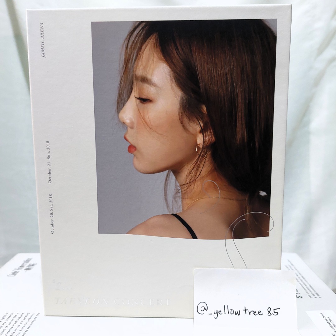 [UNSEALED] TAEYEON 'S... KIHNO KIT - Concert Video, Hobbies & Toys, Memorabilia & Collectibles ...