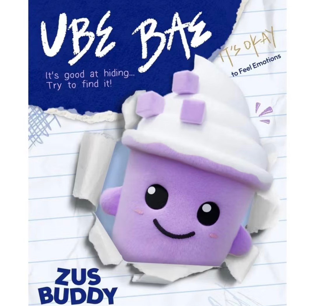 Zus Buddy Mini Plushie Keychain: Ube Bae (Secret) [It's Okay to Feel ...