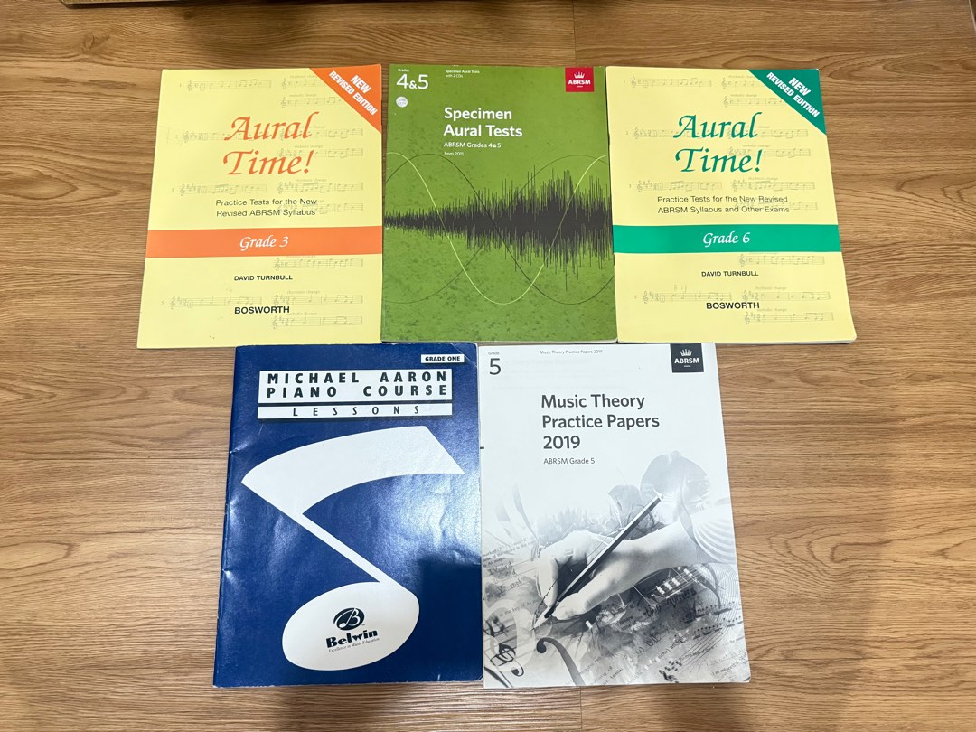 ABRSM Music Theory & Aural Training Books, Hobbies & Toys, Music ...