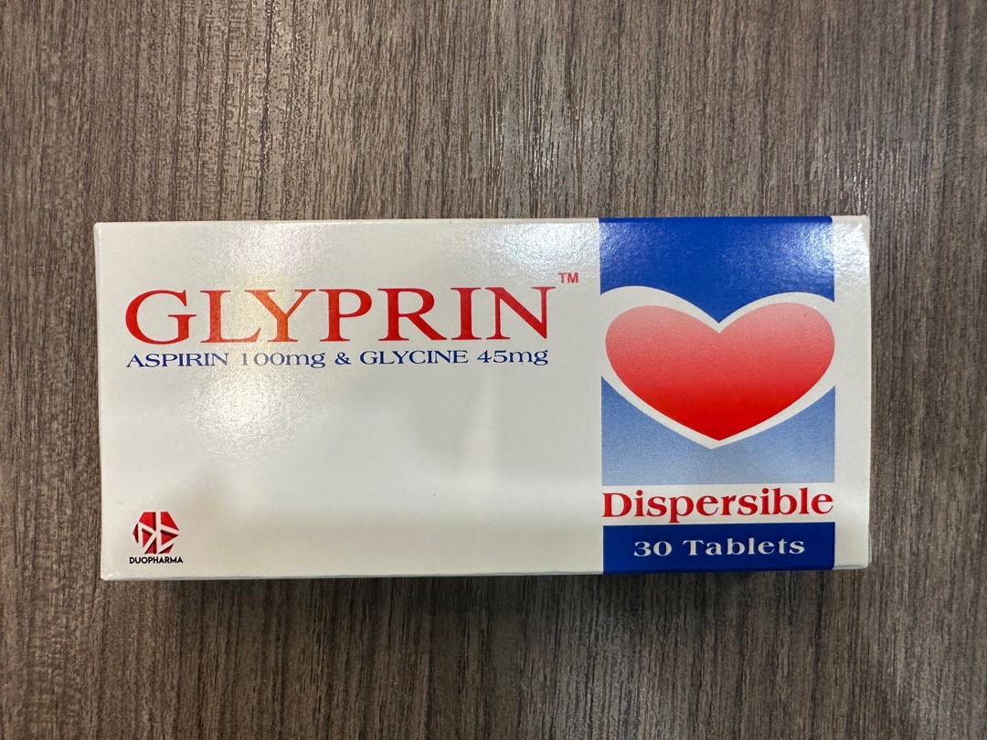 Aspirin 100mg & Glycine 45mg, Health & Nutrition, Health Supplements ...