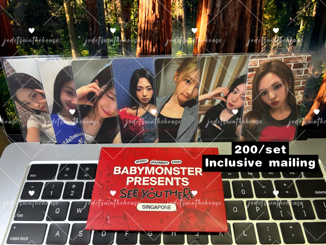 Babymonster Official Photocards (Ruka,Pharita, Asa, Ahyeon, Rami, Rora, Chiquita), Hobbies ...