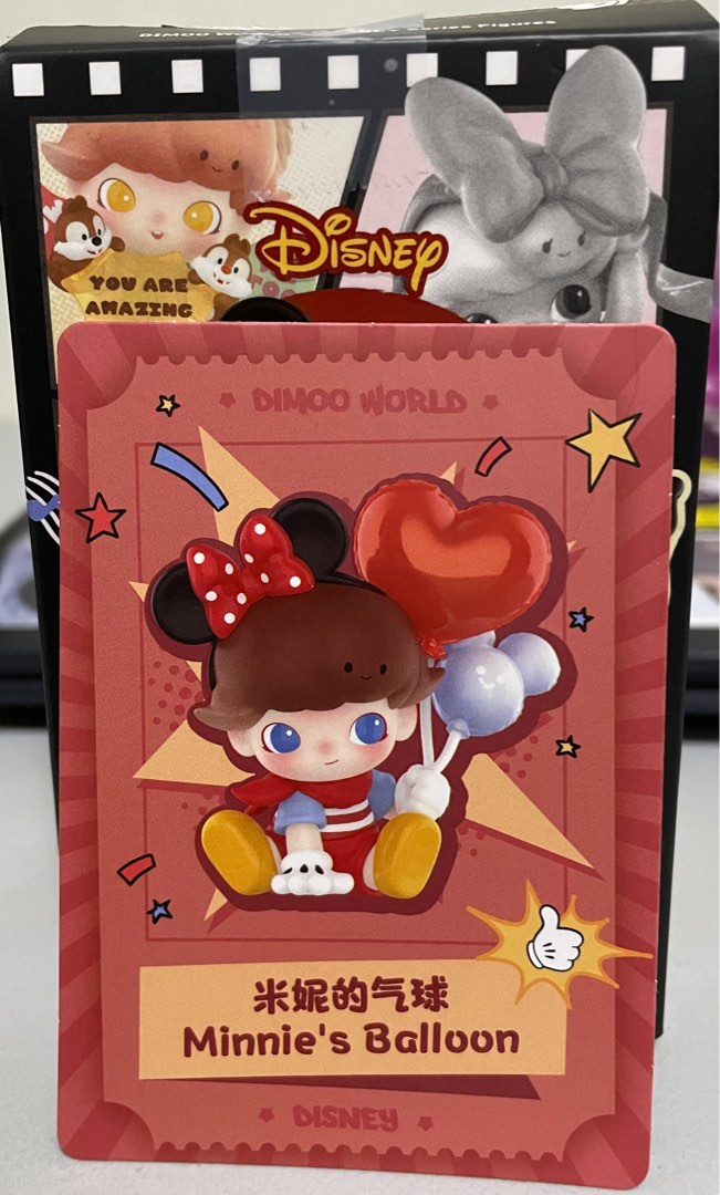 Dimoo World Disney Minnie's Balloon Figure, Hobbies & Toys, Toys ...