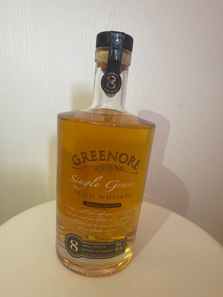 Greenore 8 Year Old Single Grain Irish Whiskey, Food & Drinks ...