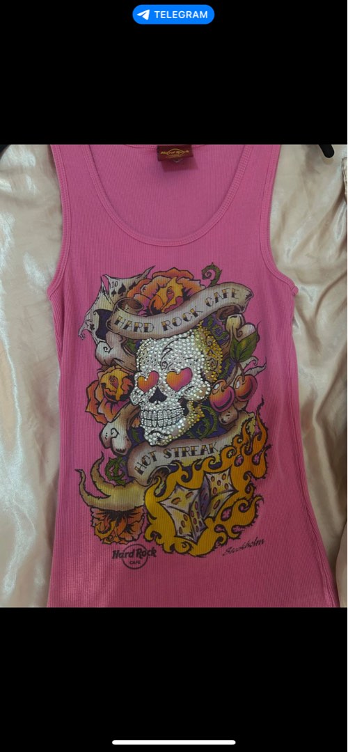 hard rock top, Women's Fashion, Tops, Blouses on Carousell