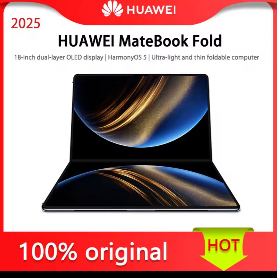 Huawei MateBook Fold - 18-inch Dual-Layer OLED Display, Computers ...