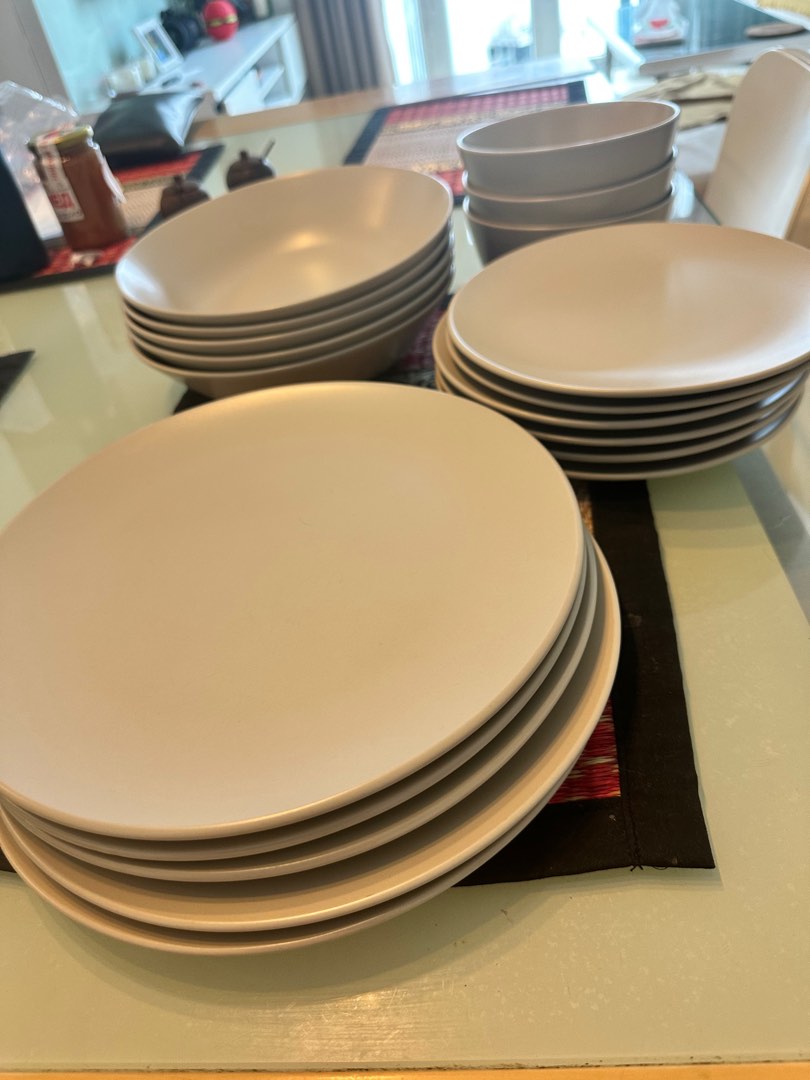 IKEA Dinnerware Set - Plates, Bowls, Furniture & Home Living ...