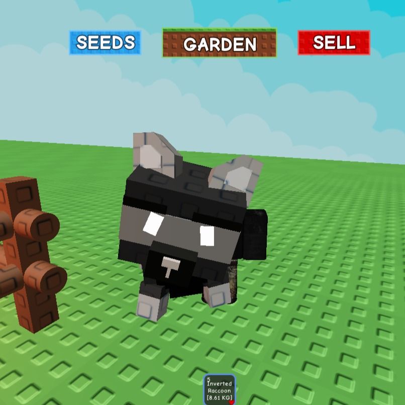 Inverted Raccoon Pet - Grow A Garden, Hobbies & Toys, Toys & Games on ...