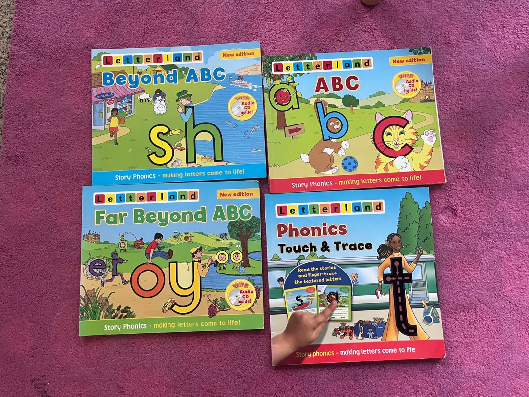Letterland Phonics Books - ABC, Beyond ABC, Far Beyond ABC, Touch ...