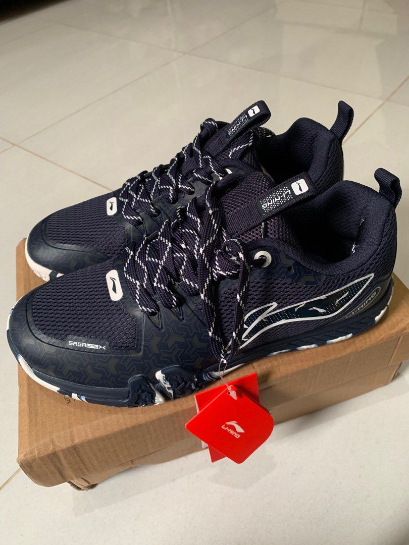 Li-Ning Badminton Shoes SAGA LITE X AYTU037 Size 41, Olah Raga, Baju ...