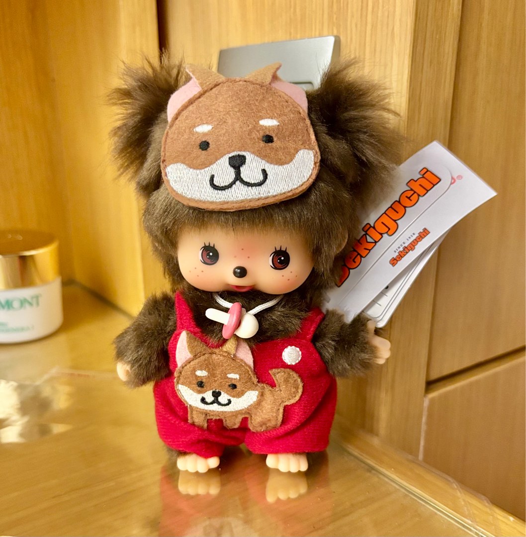 Monchhichi Bebichhichi dog girl doll狗狗, 興趣及遊戲, 玩具 & 遊戲類 - Carousell