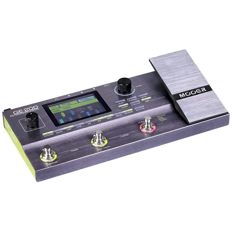 Mooer GE200 Amp Modelling & Guitar Multi Effects Pedal_, Hobbies & Toys ...