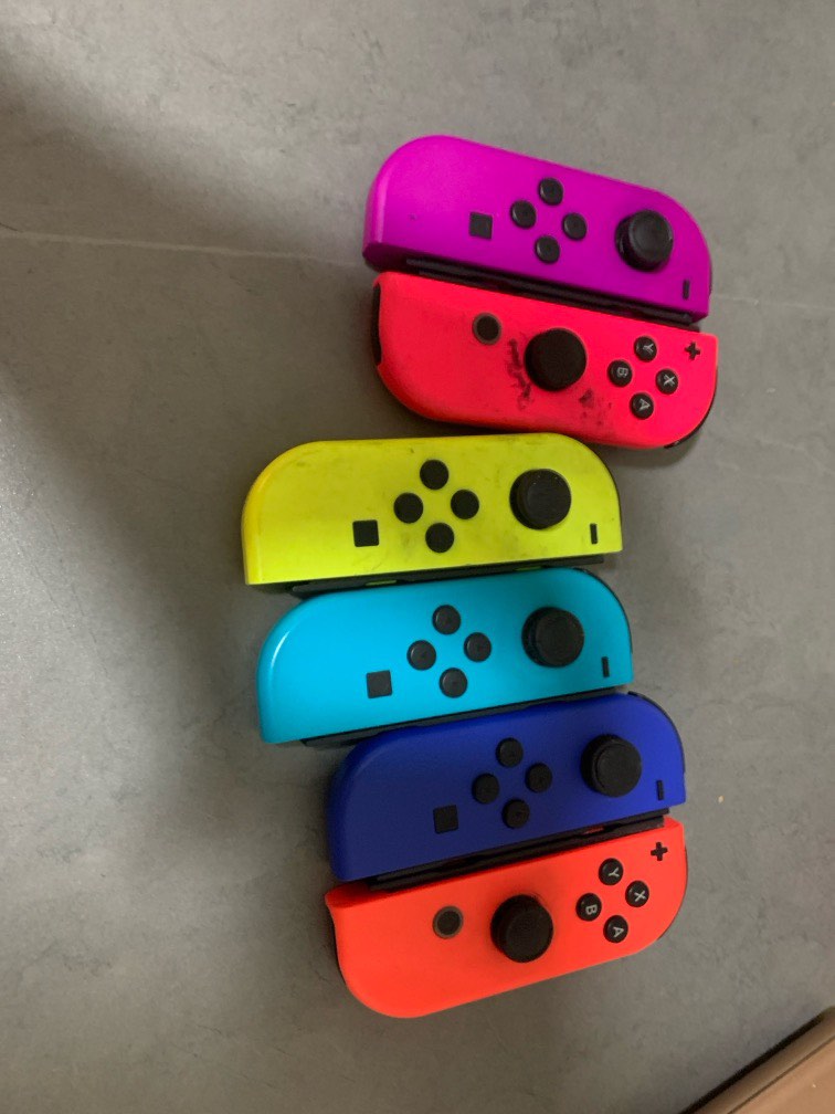 Nintendo Switch Joycons, Video Gaming, Gaming Accessories, Controllers ...