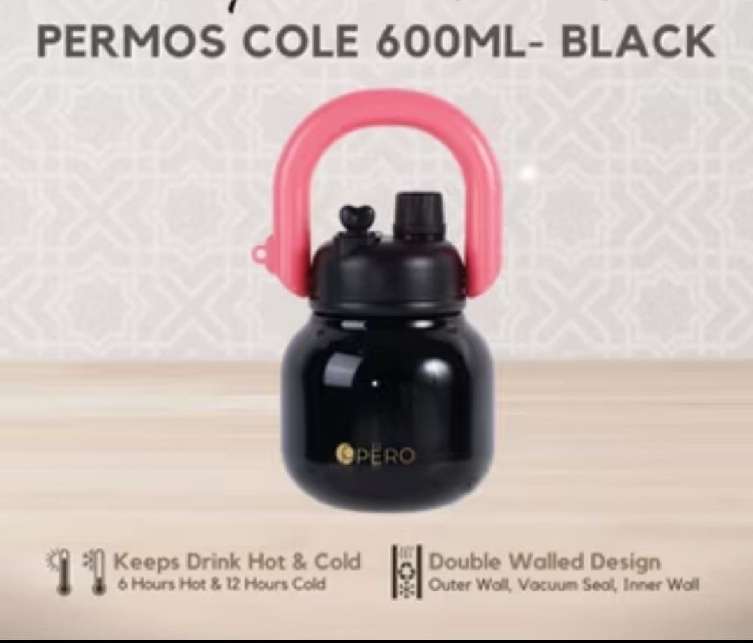 Pero permos cole tumbler 600ml botol minum termos anti tumpah tahan ...