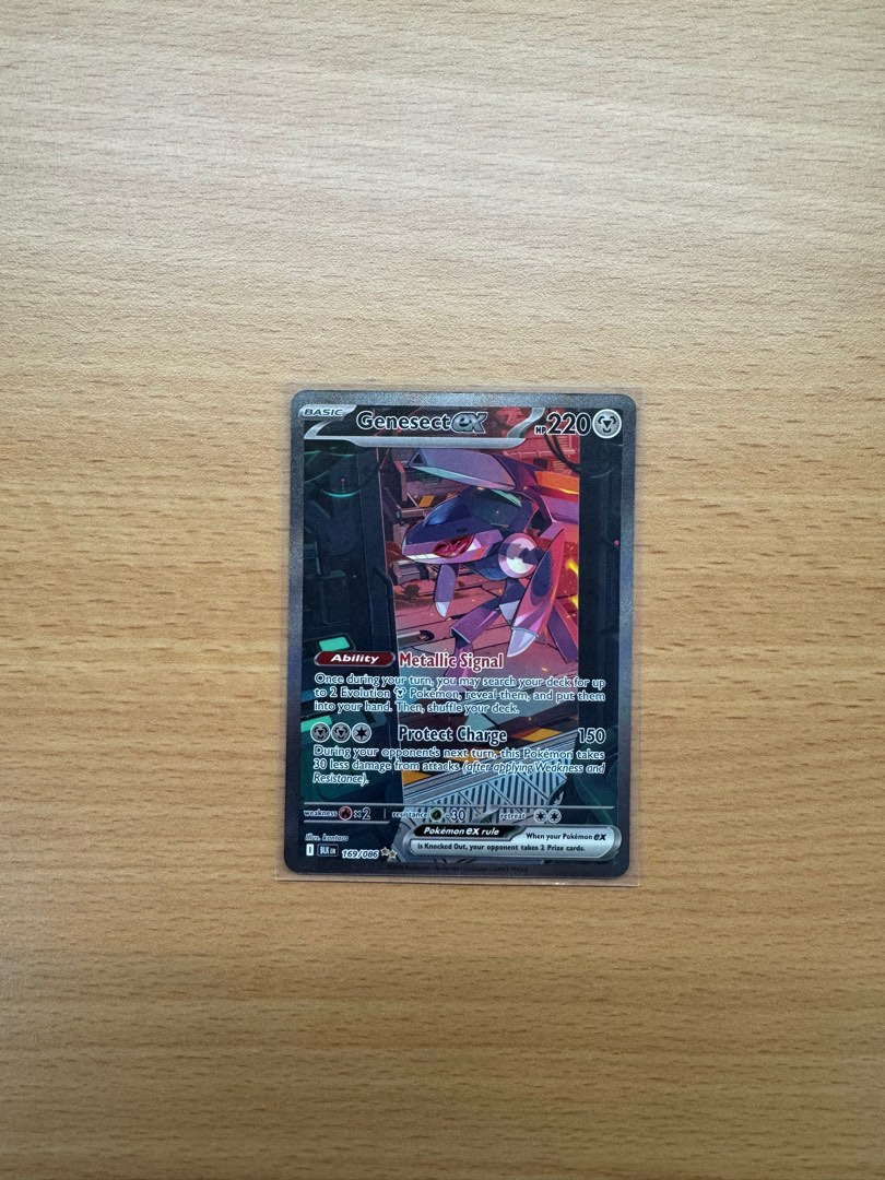 Pokemon Black Bolt Genesect ex SIR 169/086, Hobbies & Toys, Toys ...